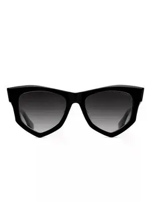 Dita Obsidion Geometric-frame Sunglasses - Black