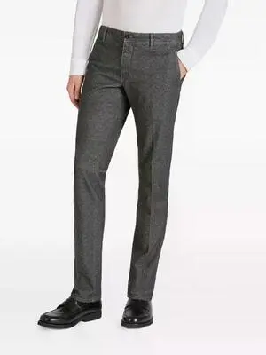 SLOWEAR Mélange-effect Tailored Trousers
