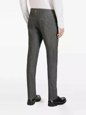 SLOWEAR Mélange-effect Tailored Trousers