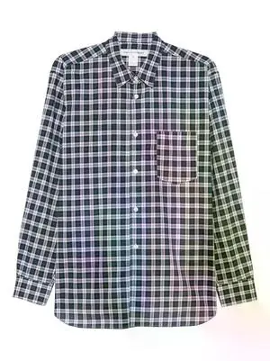 Comme Des Garçons Plaid-pattern Pocket Shirt