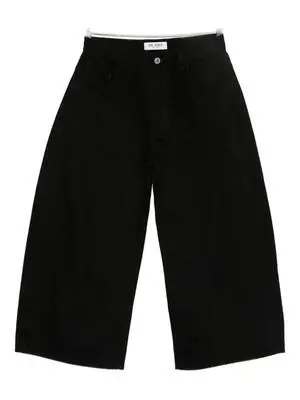 Attico Wide-leg Jeans With Belt Loops - Black
