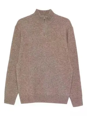 Aspesi Zip Knit Troyer Pullover