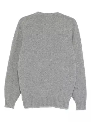 DELL'OGLIO Crew Neck Sweater - Grey