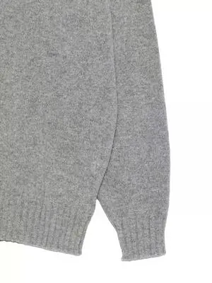 DELL'OGLIO Crew Neck Sweater - Grey