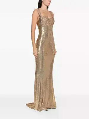 SILK LOVE & LACE Annabel Sequin Maxi Dress