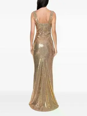 SILK LOVE & LACE Annabel Sequin Maxi Dress