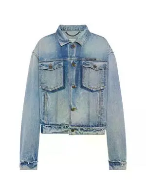 MAISON MARGIELA Patch-pockets Denim Jacket - Blue