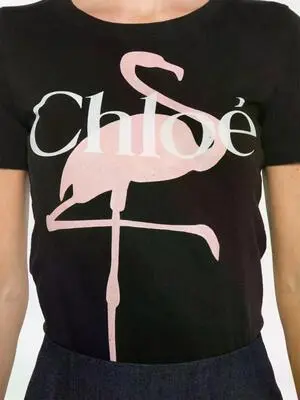 Chloé Logo T-shirt - Black