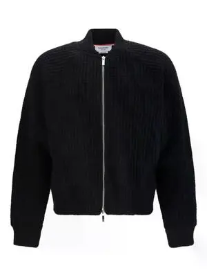 Thom Browne Honeycomb Zip Bomber Jacket