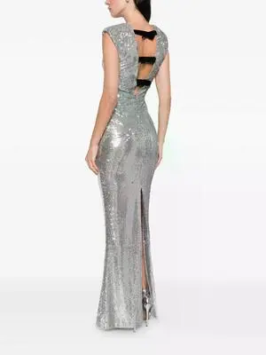 SILK LOVE & LACE Jamila Sequin Maxi Dress