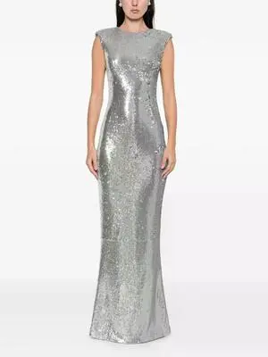 SILK LOVE & LACE Jamila Sequin Maxi Dress