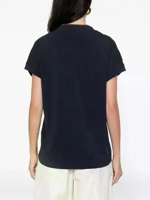 Brunello Cucinelli V-neck T-shirt - Blue
