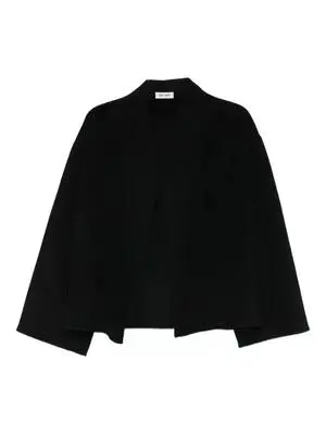Soft Goat Open-front Oversized Coat