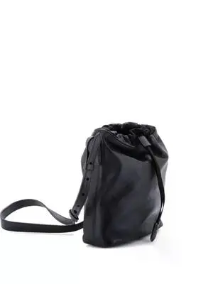 LOUIS VUITTON Monogram Shadow Leather Nano Bucket Bag