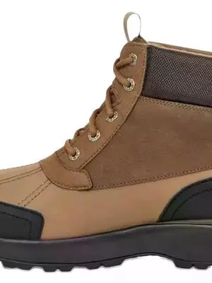 UGG Emmett Duck Lace-up Boots - Brown