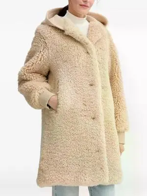Marc O'polo Teddy-texture Hooded Coat