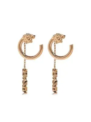 Versace Medusa-logo Hoop Earrings - Gold