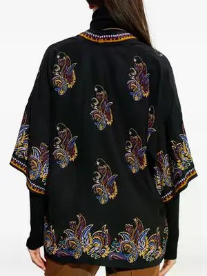 Etro Paisley Print Jacket - Black