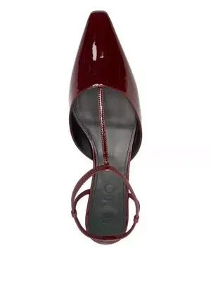 ERALDO Point-toe Flat Pumps - Red