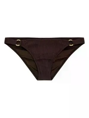 Melissa Odabash Ring-embellished Bikini Bottom - Brown