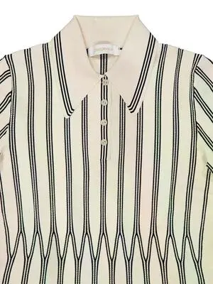 Zimmermann Long-sleeve Polo Top - Neutrals