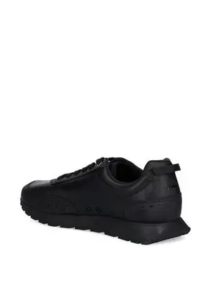 Hugo Panelled Lace-up Sneakers - Black