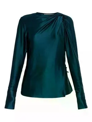 Victoria Beckham Long-sleeve Blouse - Blue