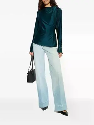 Victoria Beckham Long-sleeve Blouse - Blue