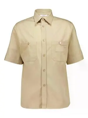 Givenchy Short-sleeve Cotton Shirt - Neutrals