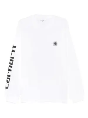 Carhartt Work In Progress Archive Script T-shirt - White