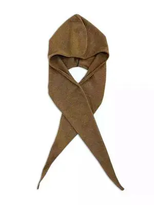 LEMAIRE Wool Head Scarf - Brown