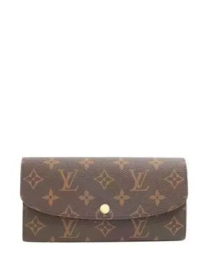 LOUIS VUITTON 2021-2025 Monogram Emilie Wallet Long Wallets - Brown