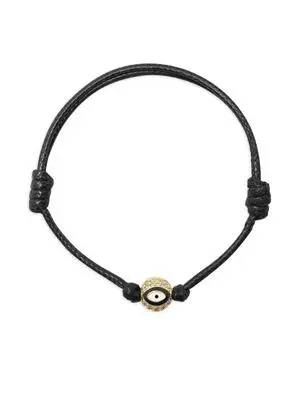 NIALAYA JEWELRY Evil Eye String Bracelet - Gold