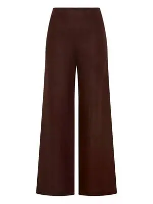 Faithfull The Brand Syna Linen Trousers - Brown