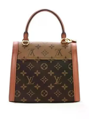 LOUIS VUITTON Dauphine Capitale Shoulder Bag Reverse Monogram Canvas