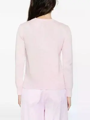 MC2 SAINT BARTH Lettering Ribbed Knit Jumper