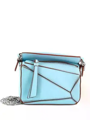 Blue Leather Cross Body Bags