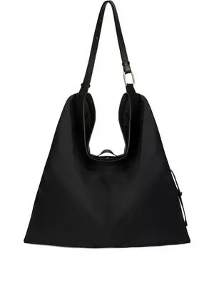 JIL SANDER Leather-strap Tote Bag - Black
