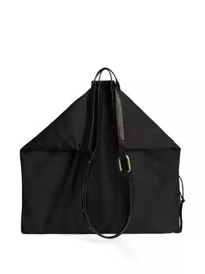 JIL SANDER Leather-strap Tote Bag - Black