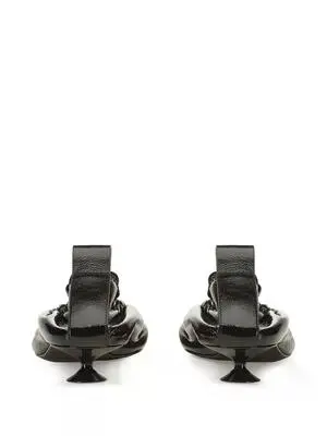 SERGIO ROSSI 25mm Orb Leather Pumps - Black