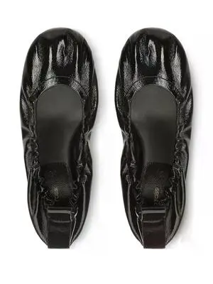 SERGIO ROSSI 25mm Orb Leather Pumps - Black