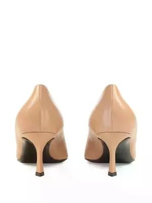 SERGIO ROSSI 60mm Surge Leather Pumps - Neutrals