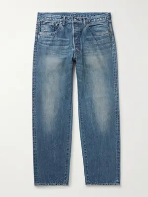 A.PRESSE Straight-leg Selvedge Denim Jeans