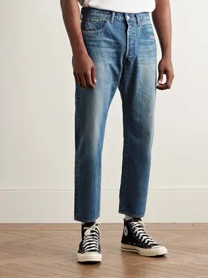 A.PRESSE Straight-leg Selvedge Denim Jeans