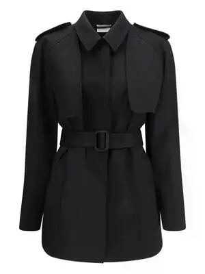 THE ROW Usuaia Detachable Sleeves Belt Jacket