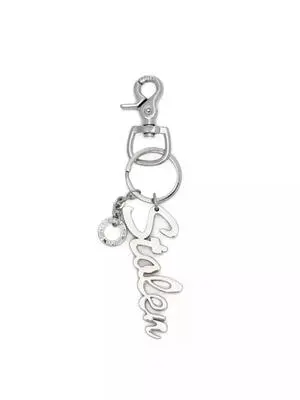 STOLEN GIRLFRIENDS CLUB Script Keyring - Silver