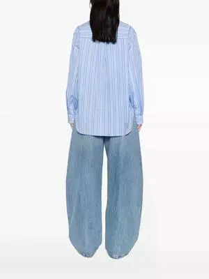 Matteau Striped Classic Shirt - Blue