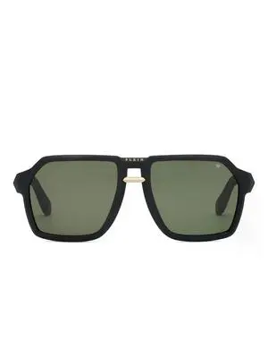 Philipp Plein Geometric Frame Sunglasses - Black