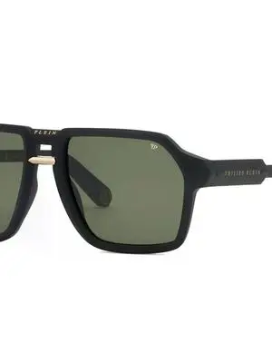 Philipp Plein Geometric Frame Sunglasses