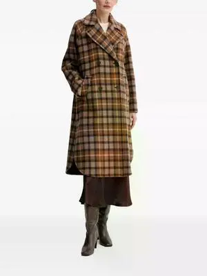 Marc O'polo Checked Double-breasted Coat